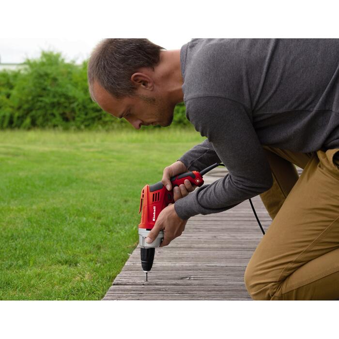 Trockenbauschrauber 'TH-DY 500 E' schwarz/rot 230 V 500 W