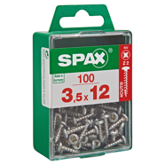 Spax Rundkopfschrauben Stahl Verzinkt 3 5 X 12 Mm 100 St ck Toom Spax Rundkopfschrauben Stahl Verzinkt 3 5 X 12 Mm 100 St ck Toom
