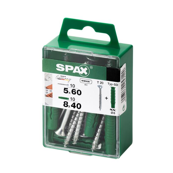 Spax Universalschraube Senkkopf T-Star plus T20 Stahl Ø 5 x 60 mm inkl ...