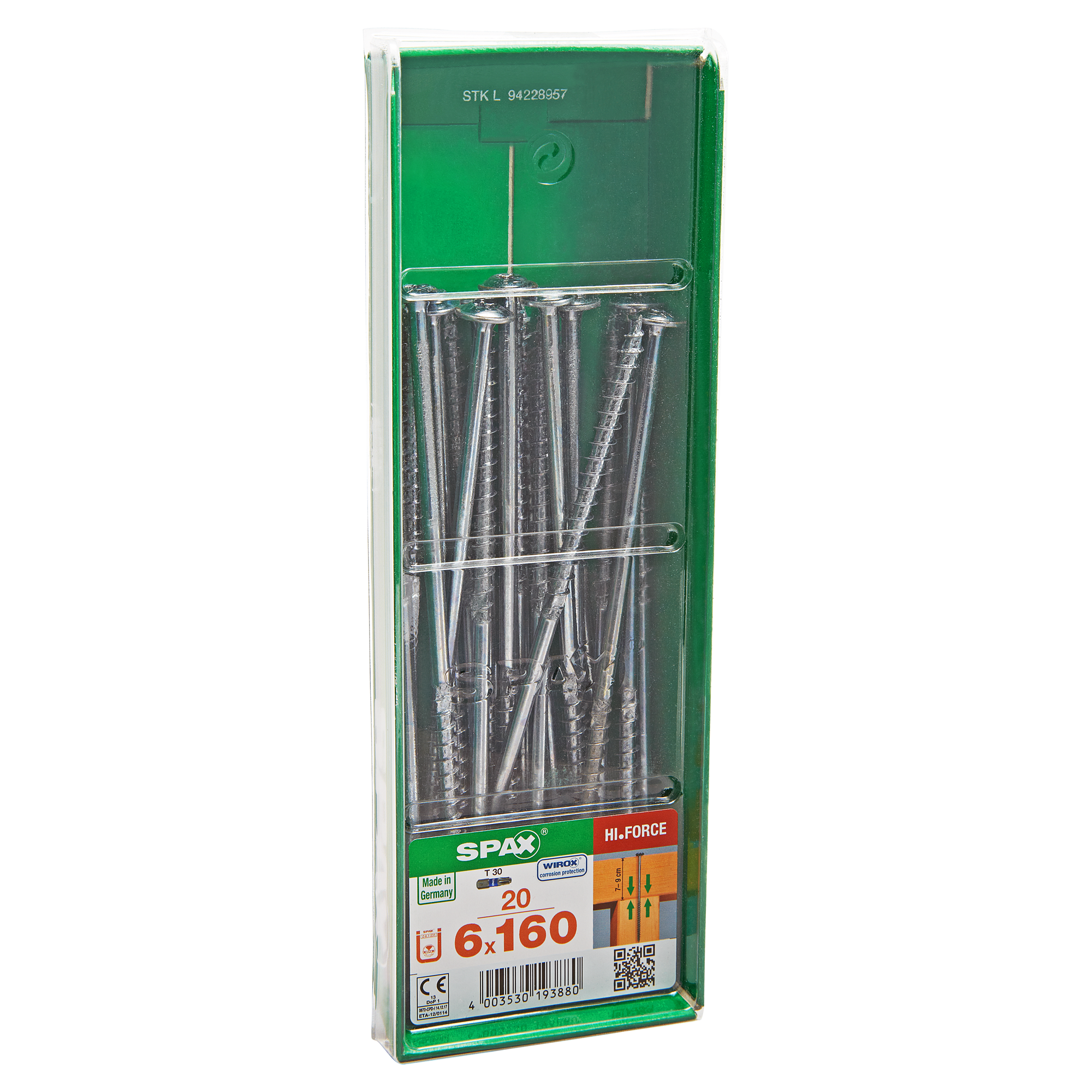 Spax Tellerkopfschrauben "Hi.Force" Ø 6 x 160 mm 20 Stück ǀ toom Baumarkt