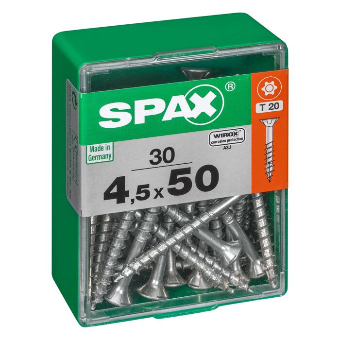 Spax Universalschrauben T Star Plus T20 Stahl 4 5 X 50 Mm 30 St ck Spax Universalschrauben T Star Plus T20 Stahl 4 5 X 50 Mm 30 St ck
