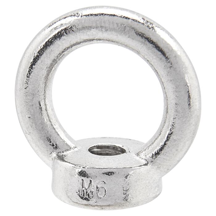 Seilflechter Ringmutter Edelstahl A4 M6 Ø 15 mm