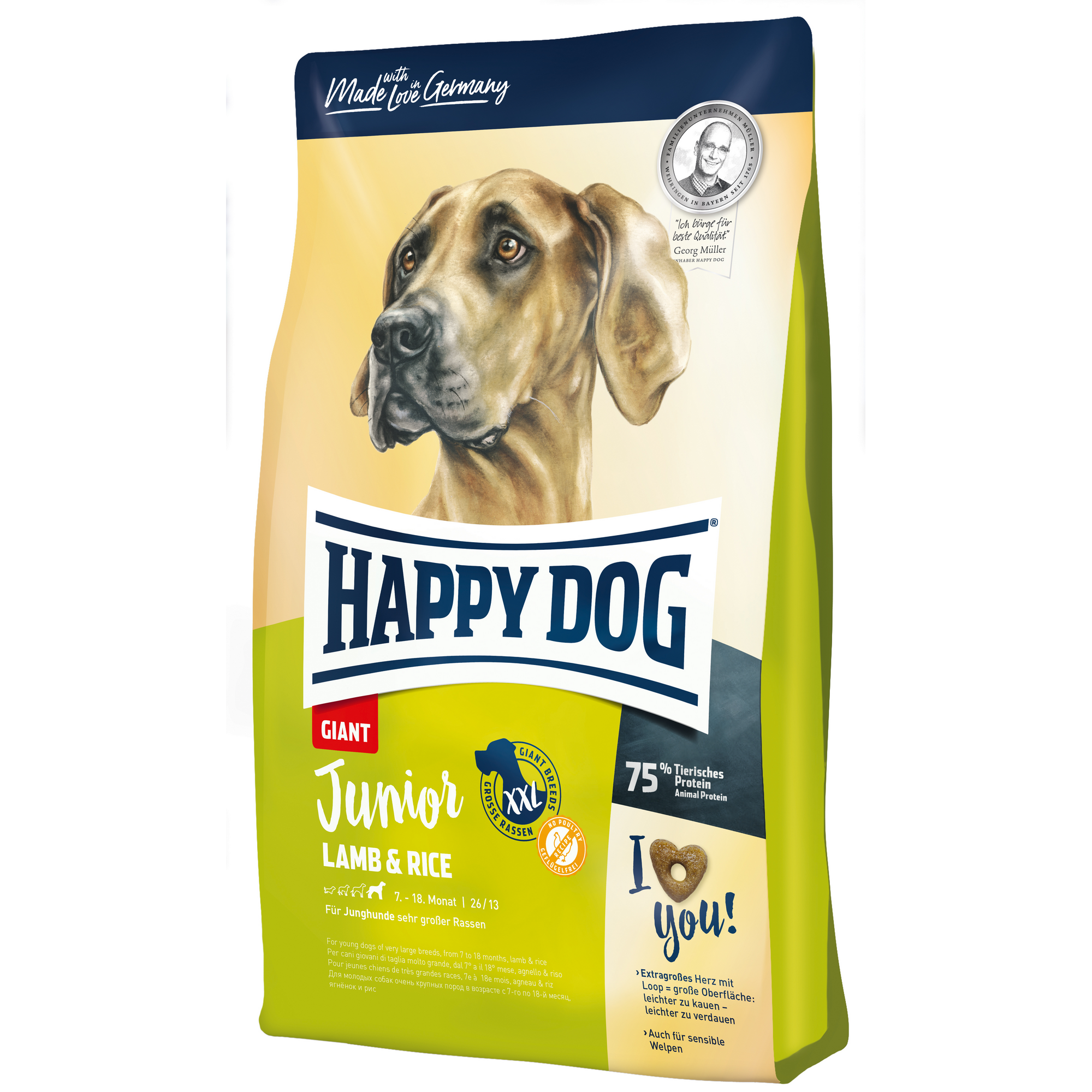 Hundefutter 'Young' Lamm und Reis 15 kg