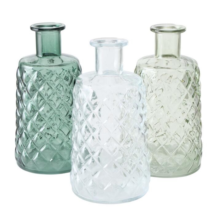 Vasen-Set 'Judith' Glas lackiert mehrfarbig Ø 41 x 24 cm