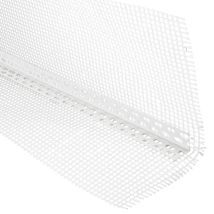 Eckwinkel mit Kunststoffgewebe