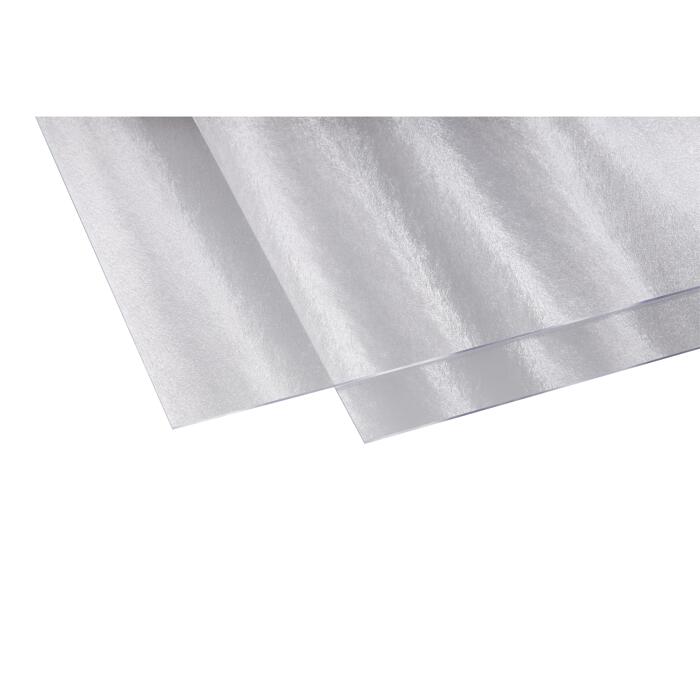 Polystyrolplatte 'Cincilla' klar 100 x 100 x 0,25 cm