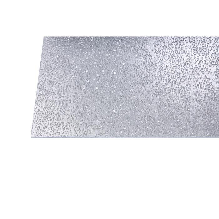 Polystyrolplatte 'Tropfen' klar 200 x 100 x 0,5 cm