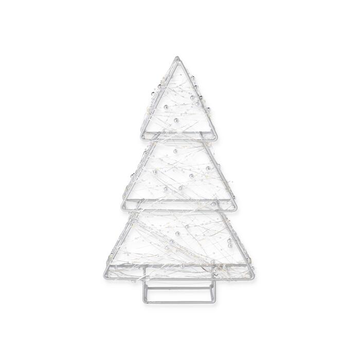 LED-Dekofigur Tanne 500 LEDs warmweiß 45 cm 3 Stück