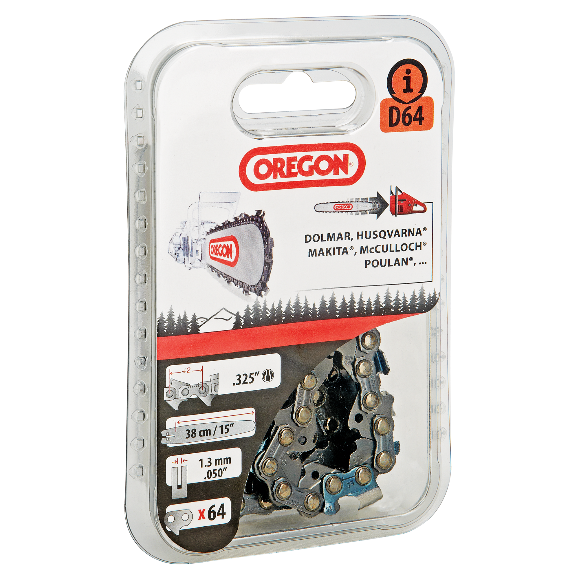 Oregon® Sägekette D64 38 cm