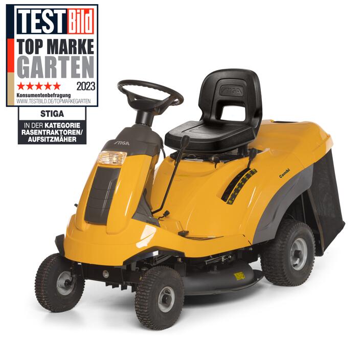 Benzin-Rasentraktor 'Combi 372' Hydrostatgetriebe, 72 cm Schnittbreite