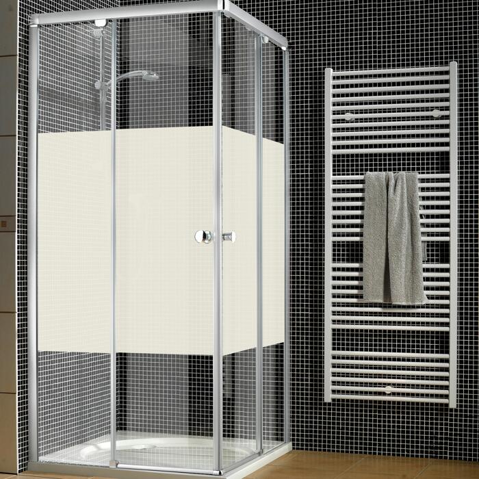 toom Eckdusche 'Beta Intima' mit Schiebetür 90 x 90 cm titan