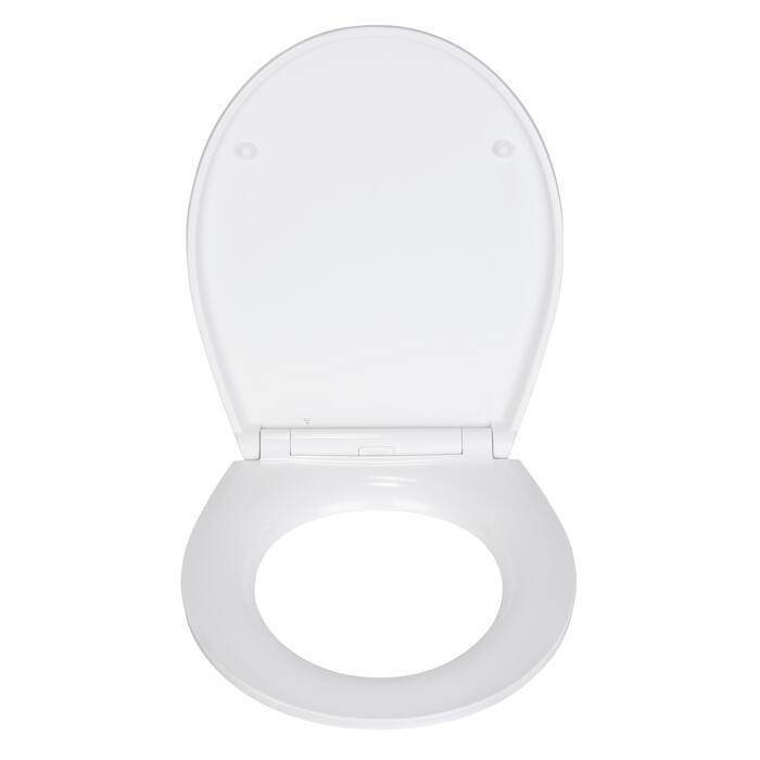 WC-Sitz 'Slate Rock' anthrazit Duroplast Reliefoberfläche, mit ...