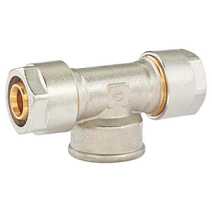 Wiroflex-T-Stück Ø 20 x 1/2" IG x 20 mm