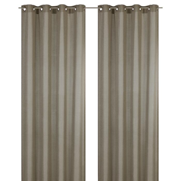 Elbersdrucke Ösenschal "Lino" 255 x 140 cm braun