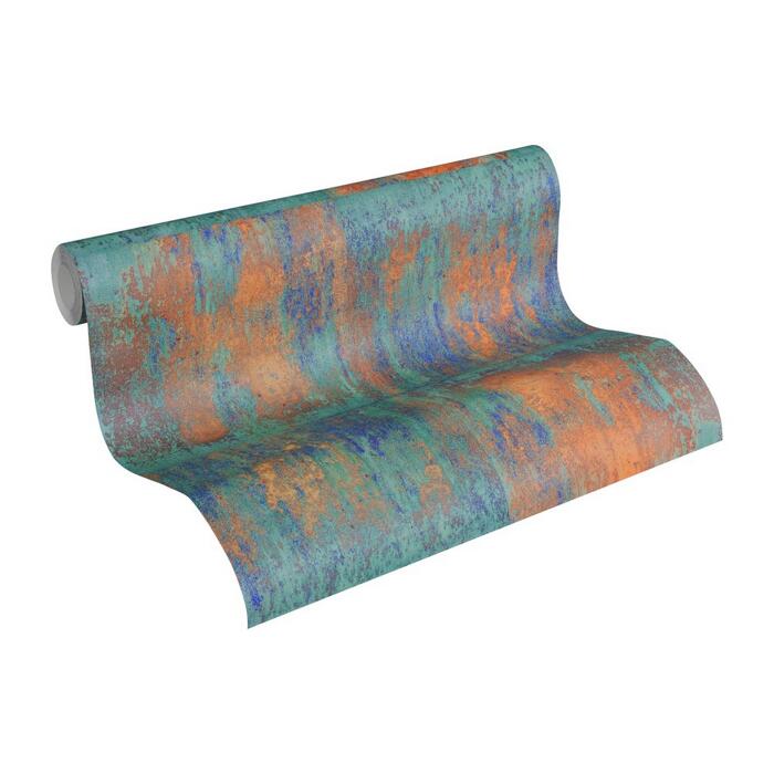 AS Creation Vliestapete Neue Bude Rost Blau
