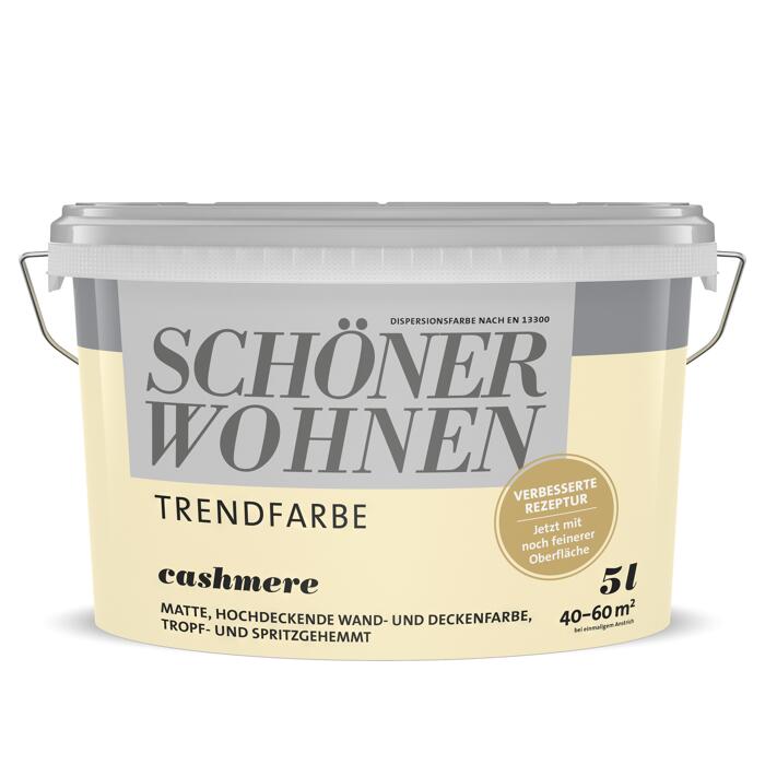 Trendfarbe 'Cashmere' beige matt 5 l