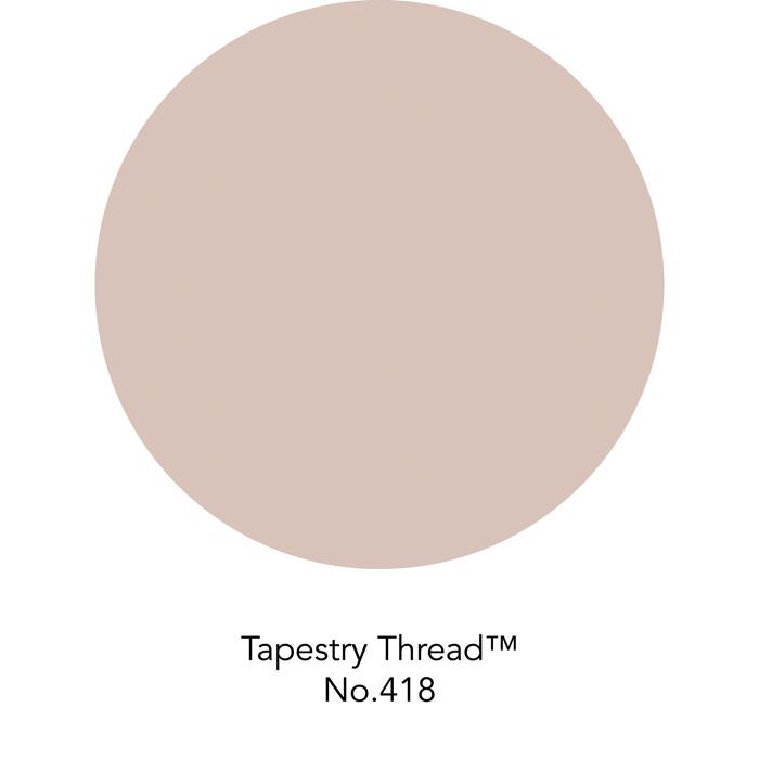 Wandfarbe 'Tapestry Thread No. 418' rosa matt 2,5 l