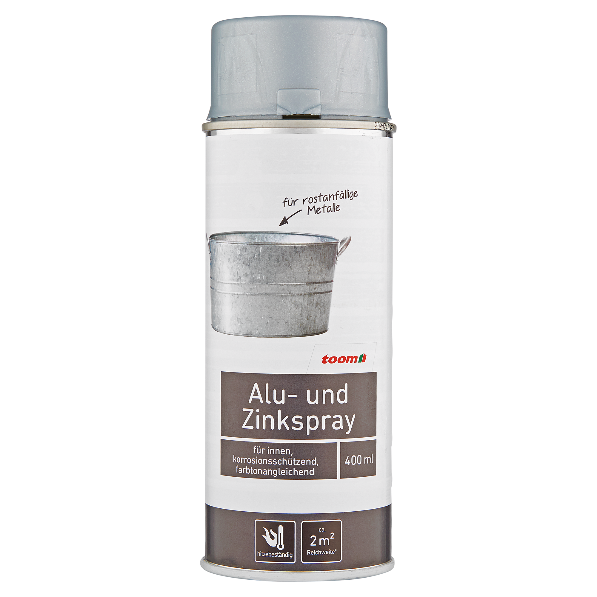 toom Alu- und Zinkspray glänzend 400 ml ǀ toom Baumarkt