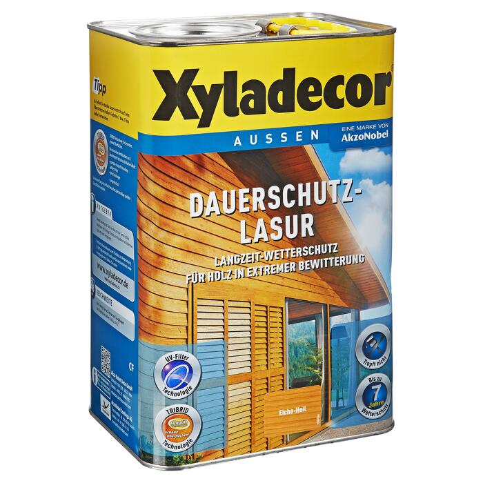 Xyladecor Dauerschutzlasur eichefarben hell 4 l