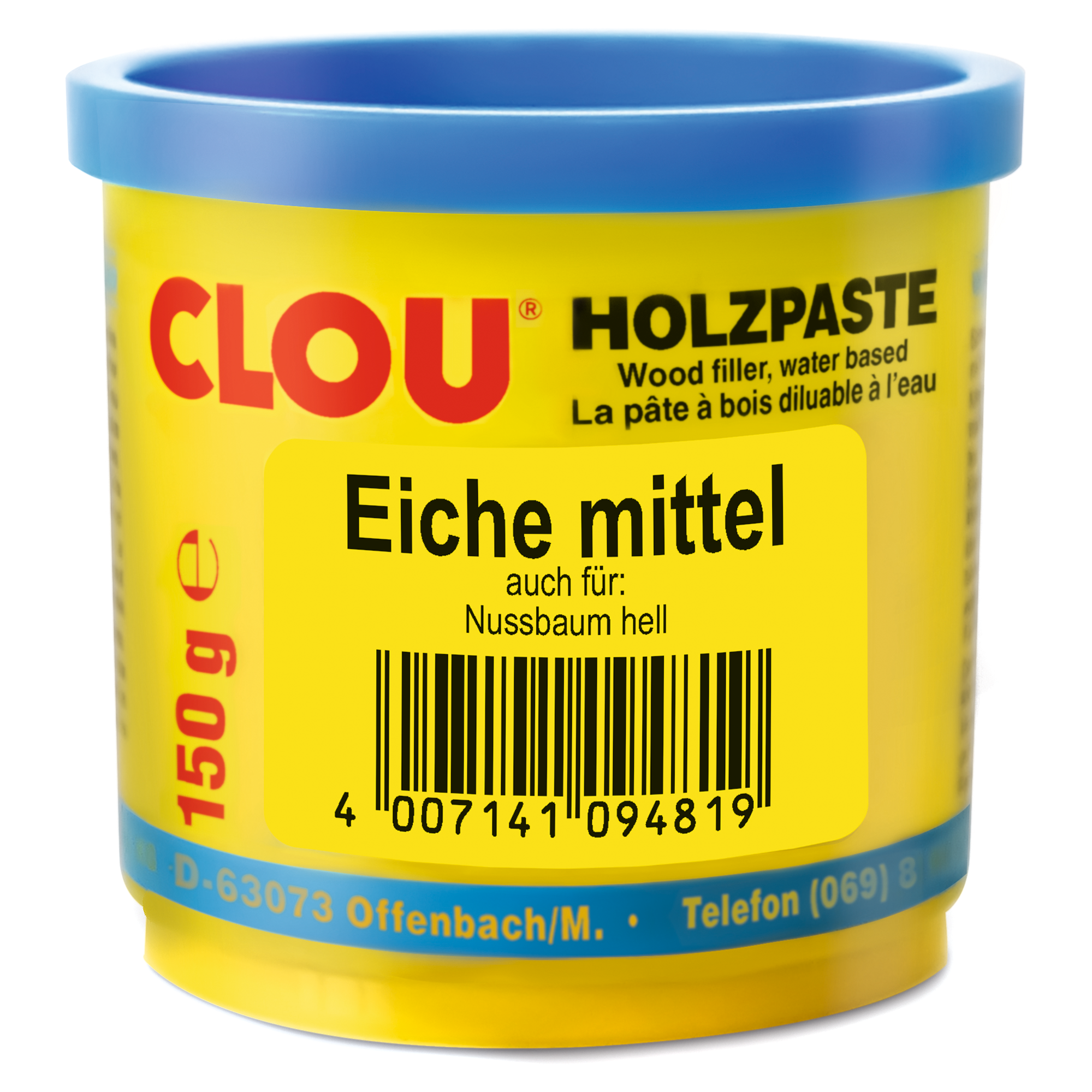 Clou Holzpaste eichefarben mittel 150 g